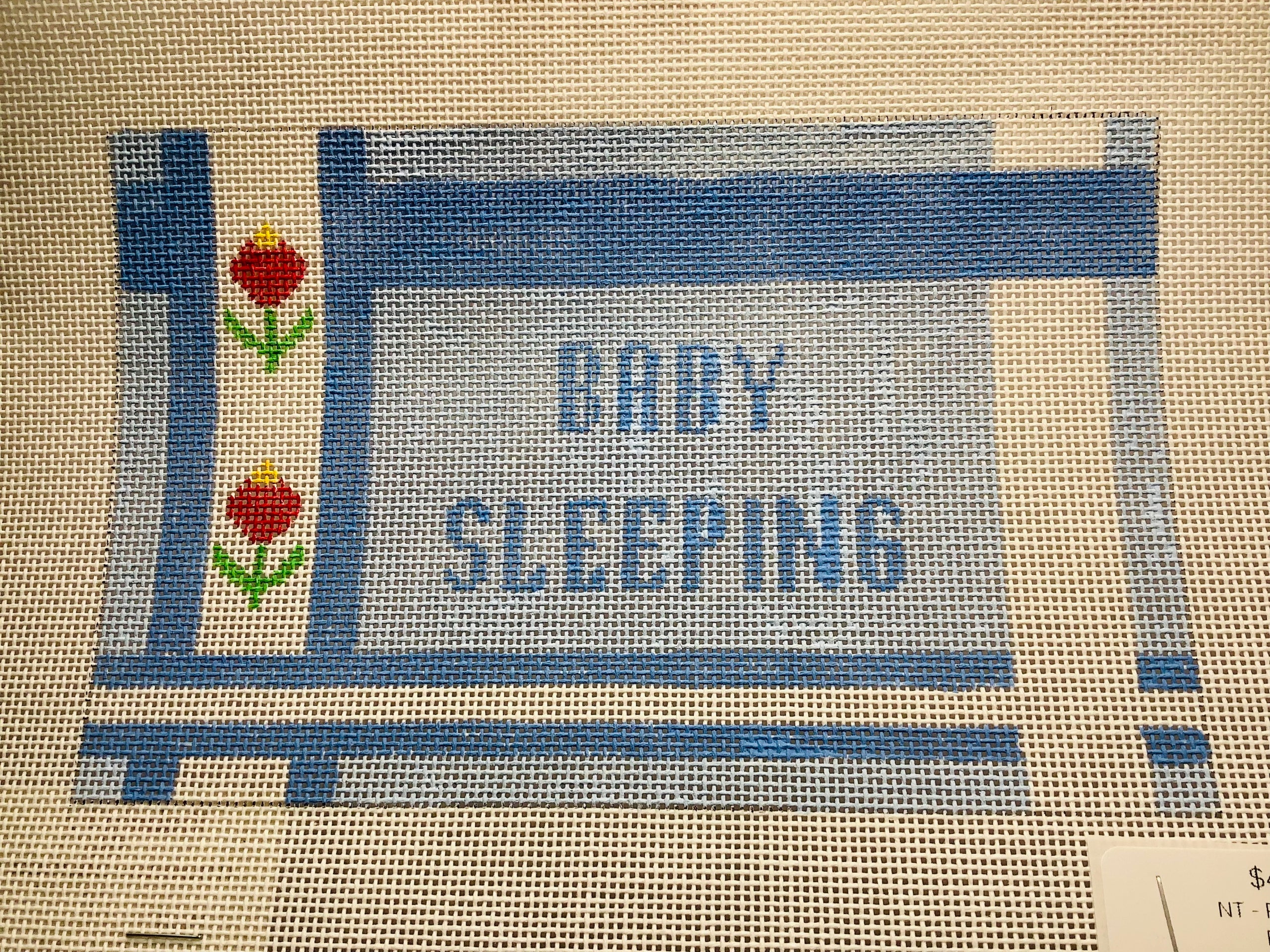 PV Wagoner, NT - Paula Blue Border | Needlepoint This | Dallas, Texas ...